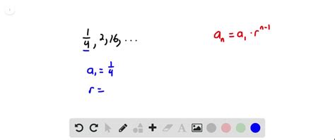 Solvedwrite A Formula For The Nth Term Of Each Geometric Sequence See Examples 1 And 2 1