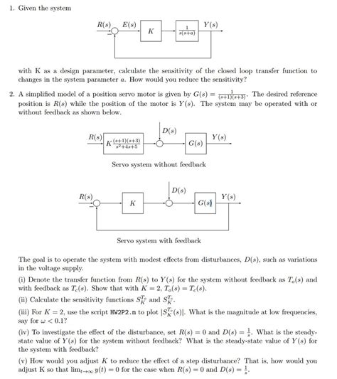 Solved 1 Given The System Rses Y S Ssa With K As A