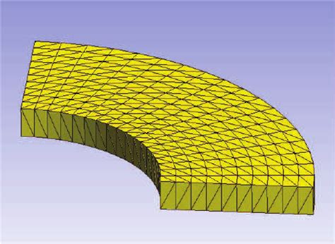 2 Thick Walled Cylinder Mesh A Download Scientific Diagram