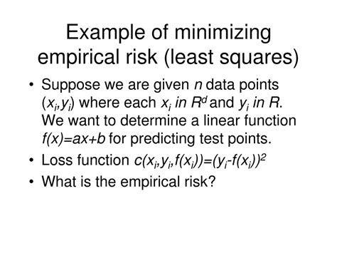 PPT Empirical Risk Minimization In Supervised Learning PowerPoint Presentation ID