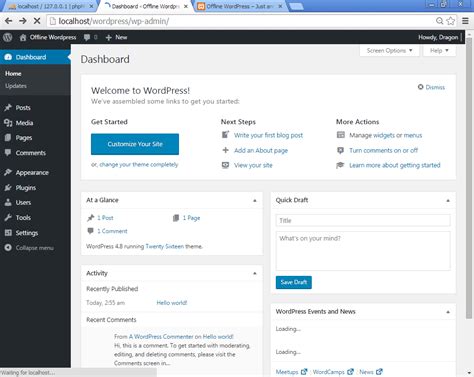 Tutorial Cara Menginstall Wordpress Offline Dengan Xampp Localhost Pada Windows Langit Tutorial