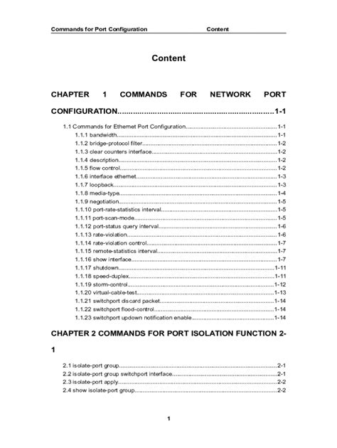 Fillable Online Showing The Status And Configuration Of Ethernet Ports