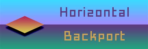 Horizontal Backport Minecraft Mod