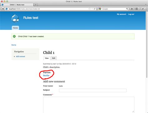 References View Displaying One Node But Saving A Different One