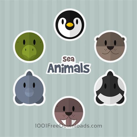 حيوانات البحر Eps Uidownload
