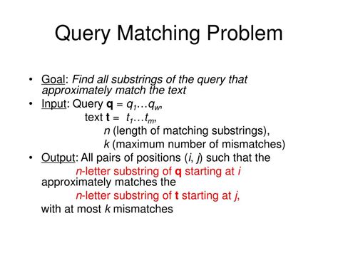 Ppt Combinatorial Pattern Matching Powerpoint Presentation Free