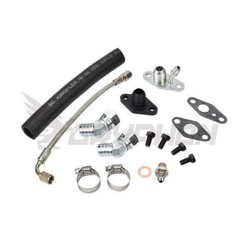 Turbo Oil Feed And Return Line Kits Complete Hose And Fitting Sets