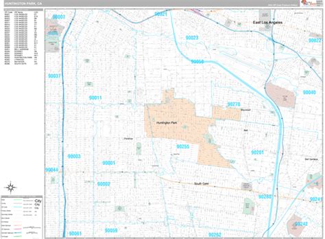 Maps Of Huntington Park California