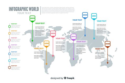 Infographic Template World Map