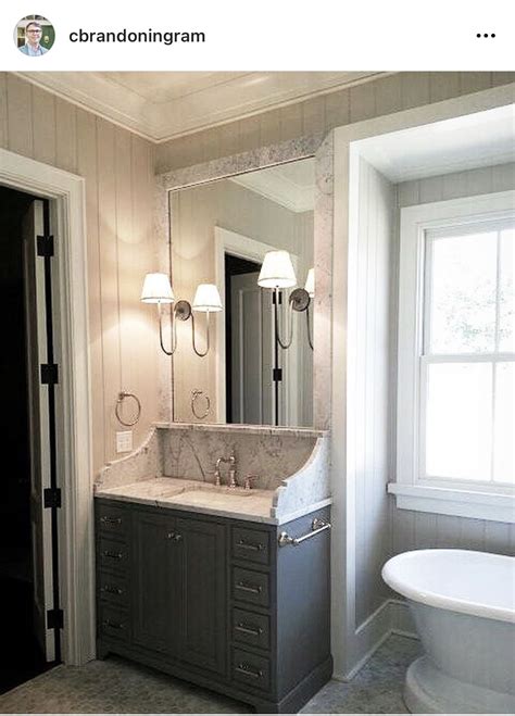 Framed Bathroom Mirror Ideas Bathroom Vanity Outlet Placement Angled