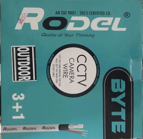 Rodel Rodel Cctv Camera Wire 31 100meter Copper White At Rs 1149