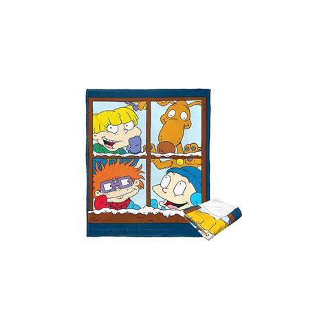 Nickelodeon Nick Rewind Rugrats Winter Window Silk Touch Throw Blanket