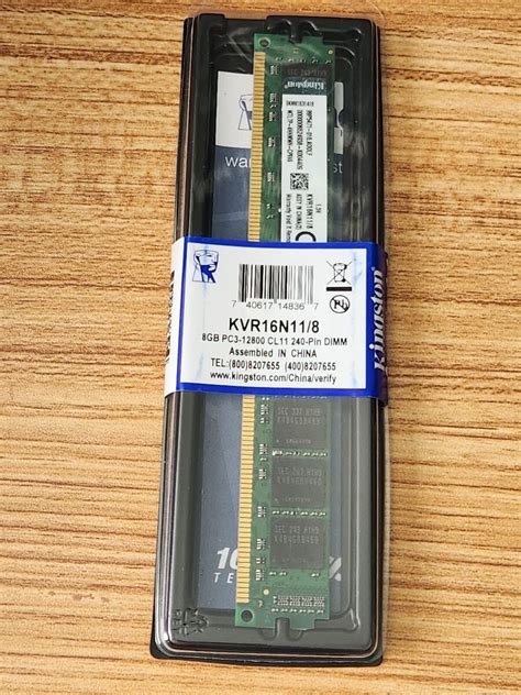 新品未使用 Kingston 8gb 240 Pin Ddr3 Sdram Ecc Registered Ddr3 1333 Pc3 10600 送料無料｜メモリ