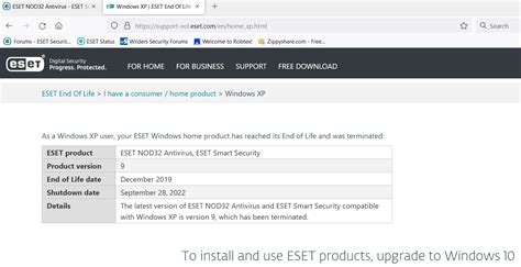 Problem Updating Eset V9 Product On Windows Xp Sp3 X32 Eset Nod32