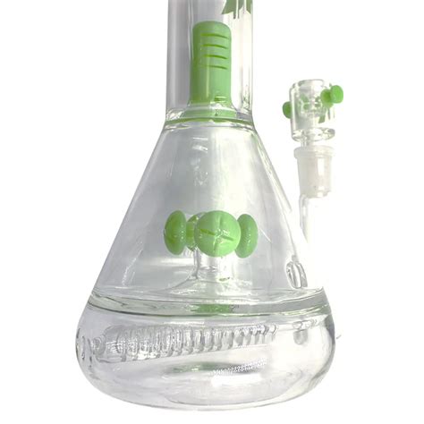 Rekt Triple Perc Mini Beaker Bong 11 Prohibition