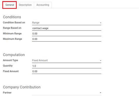 Salary Structure And Rules Configuration In Odoo Payroll Module