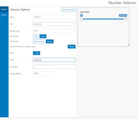 Show Null Values In A Number Selector Operations Esri Community