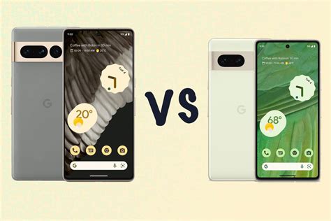Google Pixel 7 Pro vs Pixel 7 différences comparées
