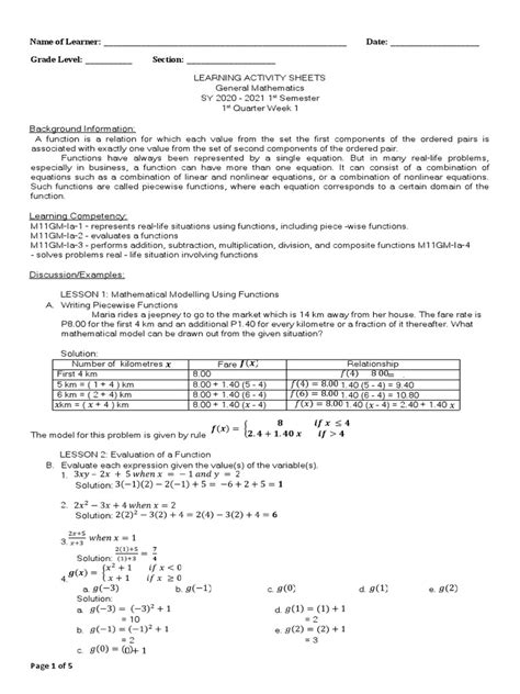 lesson 1 general mathematics pdf function mathematics equations
