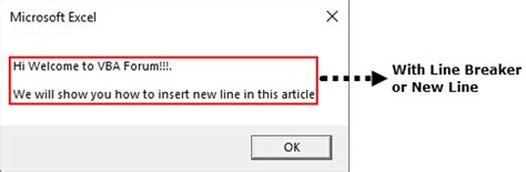 VBA New Line Step By Step How To Insert New Line In VBA MsgBox