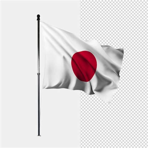 Bandera De Japón Archivo Psd Premium