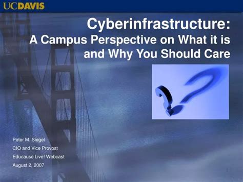 PPT Cyberinfrastructure A Campus Perspective On What It Is And Why You Should Care PowerPoint