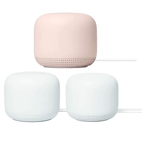 Google Nest WiFi Router Pack Sand One Router Two Extenders Nd Gen X AC Mesh