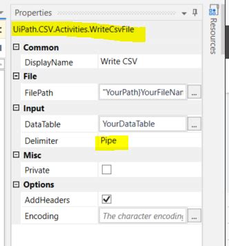 How To Convert A Excel File To Csv File Using Pipe Separator Studio Uipath Community