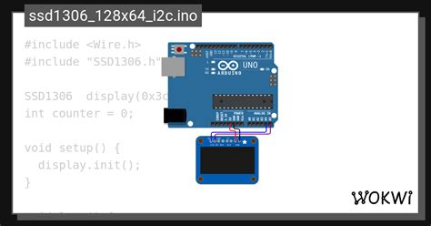 Ssd X I C Ino Wokwi ESP STM Arduino Simulator