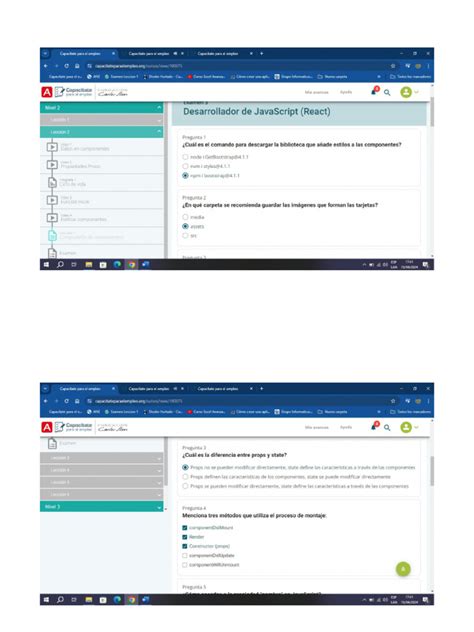 desarrollador de javascript react nivel 2 leccion 2 pdf