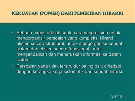 session ahp analytic hierarchy process ppt