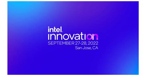 Media Alert Join Intel Innovation On Sept Business Wire