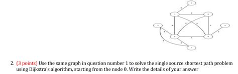 solved 2 3 points use the same graph in question number 1