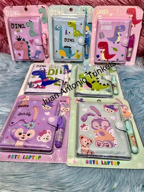Dinosaur Stella Lou Mini Notebook With Mini Pen On Carousell