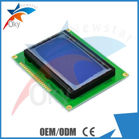 White Letter On Blue Backlight Module For Arduino 12864 LCD Display Module