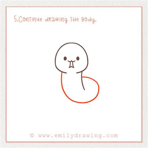 How To Draw A Snake Emily Drawing