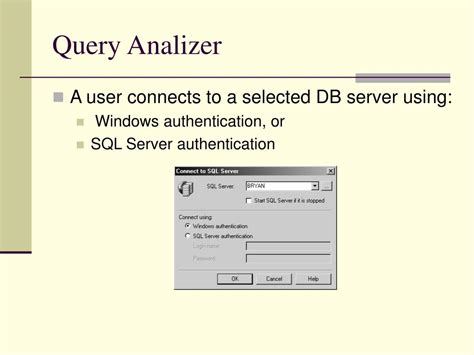 Ppt Ms Sql Server Powerpoint Presentation Free Download Id1341933