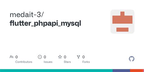 Github Medait 3flutterphpapimysql