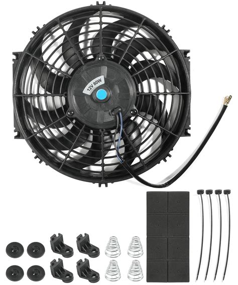 Buy Electric Radiator Cooling Fan Assembly Kit Car Slim Fan Push Pull Electric Radiator Cooling