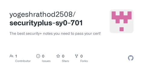 Yogesh Rathod On Linkedin Github Yogeshrathod2508securityplus Sy0 701 The Best Security Notes