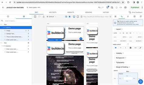 Preview In Builder Not As Per The Page Created In Nextjs App Code Cms