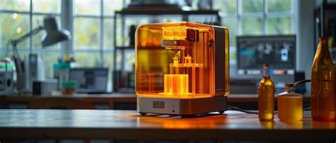 Premium Photo On The Desk Of An Engineer Is A 3d Printer Printed With