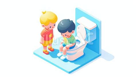 トイレトレーニングイラスト No 24551122｜無料イラスト・フリー素材なら「イラストac」