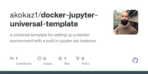 Github Akokaz Docker Jupyter Universal Template A Universal Template For Setting Up A Docker