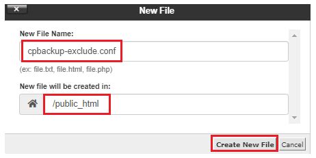 How To Exclude Files From Backup In CPanel Eukhost