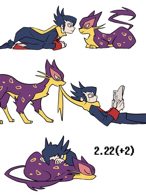 Grimsley Caitlin And Liepard Pokemon And 1 More Drawn By Nizaki