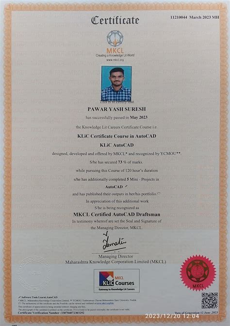 Yash Pawar On Linkedin Autocad Mkcl Cadcertification Designskills Continuouslearning
