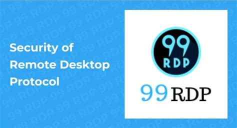 security of remote desktop protocol