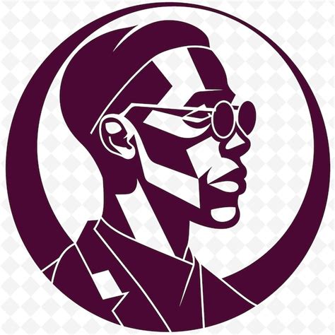 D1 Portrait Of Candidate With Charismatic Expression Icon Pop S Isolated Iconic Abstract Designs