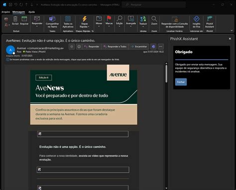 Microsoft Outlook Cliente Documentação